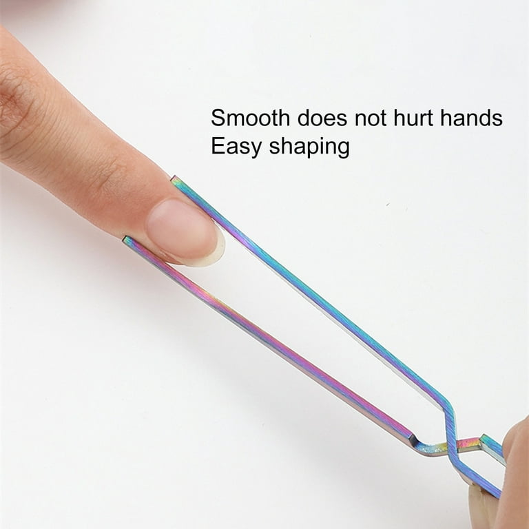 Multi-function Stainless Steel Nail Shaping Curve Tweezer Nail Tool ...