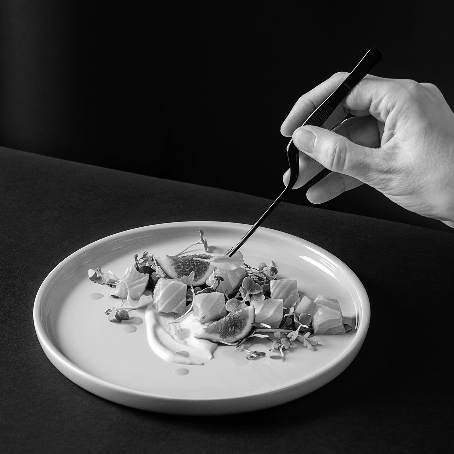 Black Culinary Tweezers Offset – Alberon