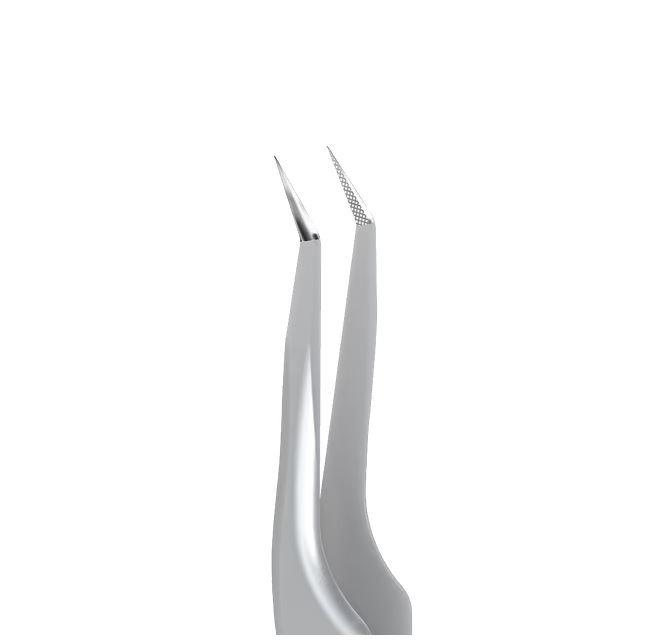 45° Precision Volume Lash Tweezers | Sandblast Finish – Alberon